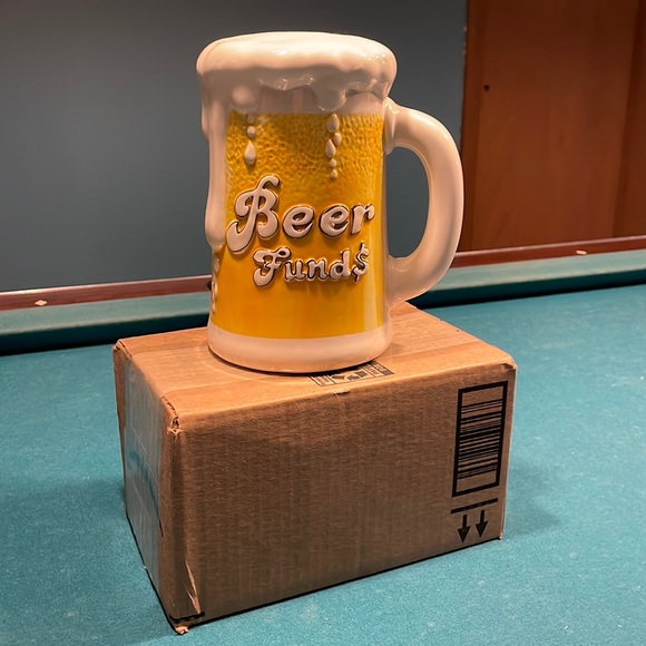 Accents | Ceramic Beer Mug Bank | Poshmark